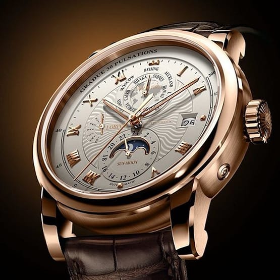 Lobinni Interlaken Swiss Moonphase Watch